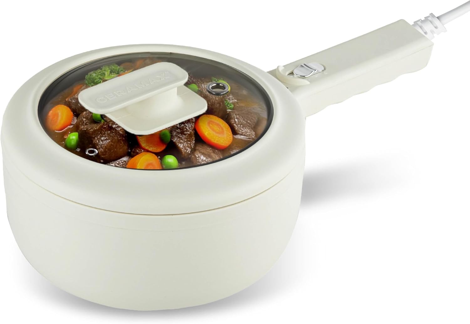 Amazon.com: CERAMAX Electric Hot Pot for Cooking, Portable Hotpot Pot ...