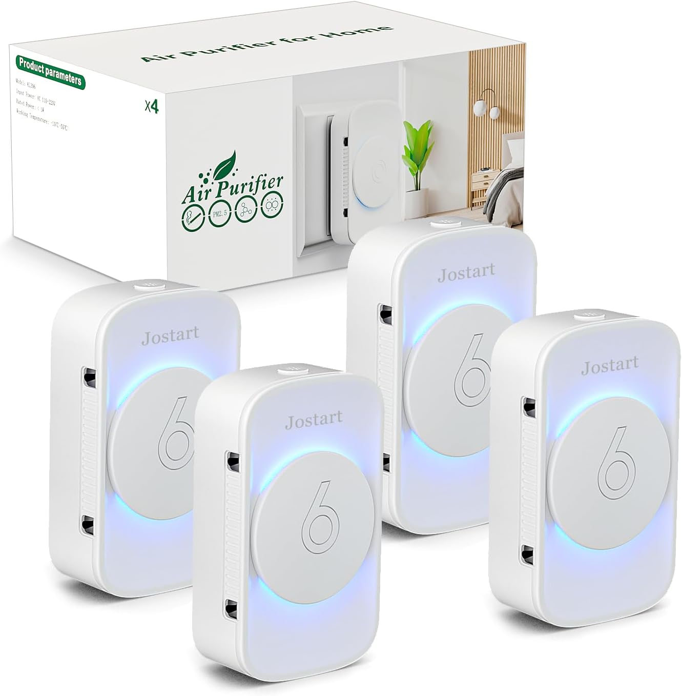 Amazon.com: Air Purifier Plug In 3 Pack Kit - Ultra Silent Air Ionizer ...