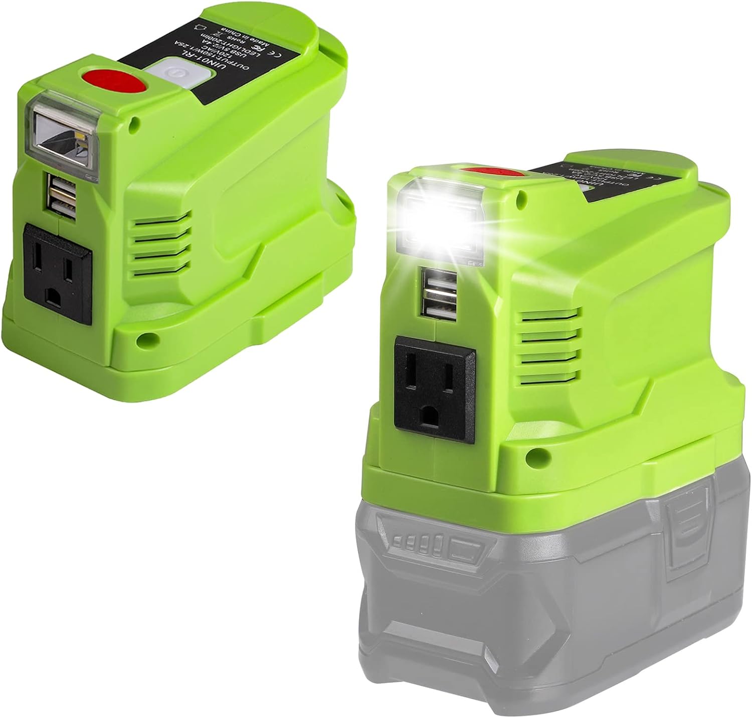 Amazon.com: Portable Power Supply Inverter for Ryobi 18V Lithium ...
