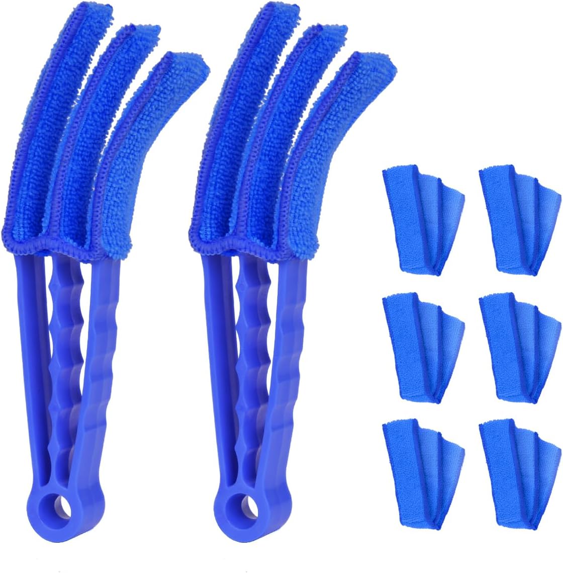 Amazon.com: 2 Pack Window Blind Cleaner Duster Brush with 6 Microfiber ...