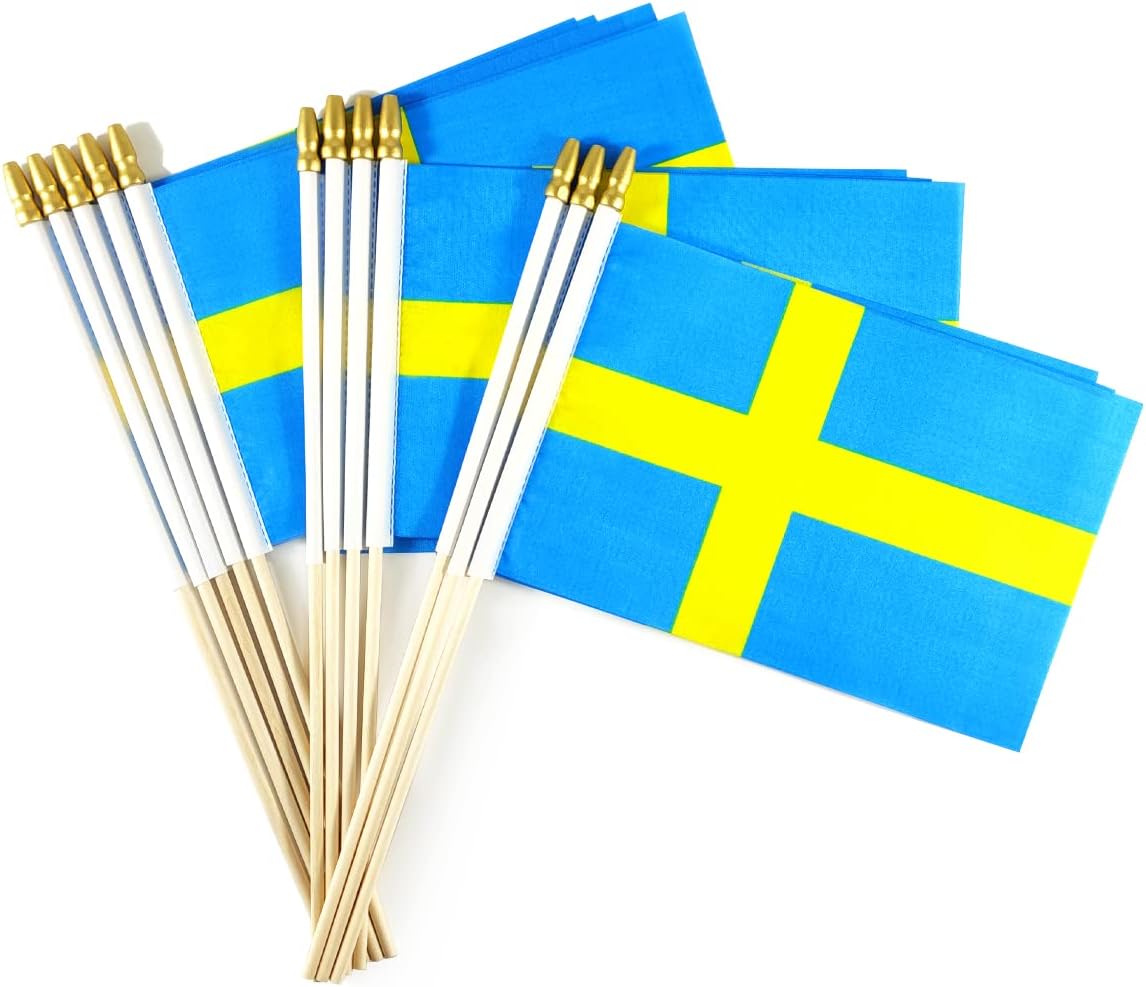 Amazon.com : US Flag Store Sweden Flag, 4 by 6-Inch : Outdoor Flags ...