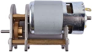 Amazon.com: Yantinos 775 Motor Gearbox Speed Reducer 1:2.5 Motors Worm ...