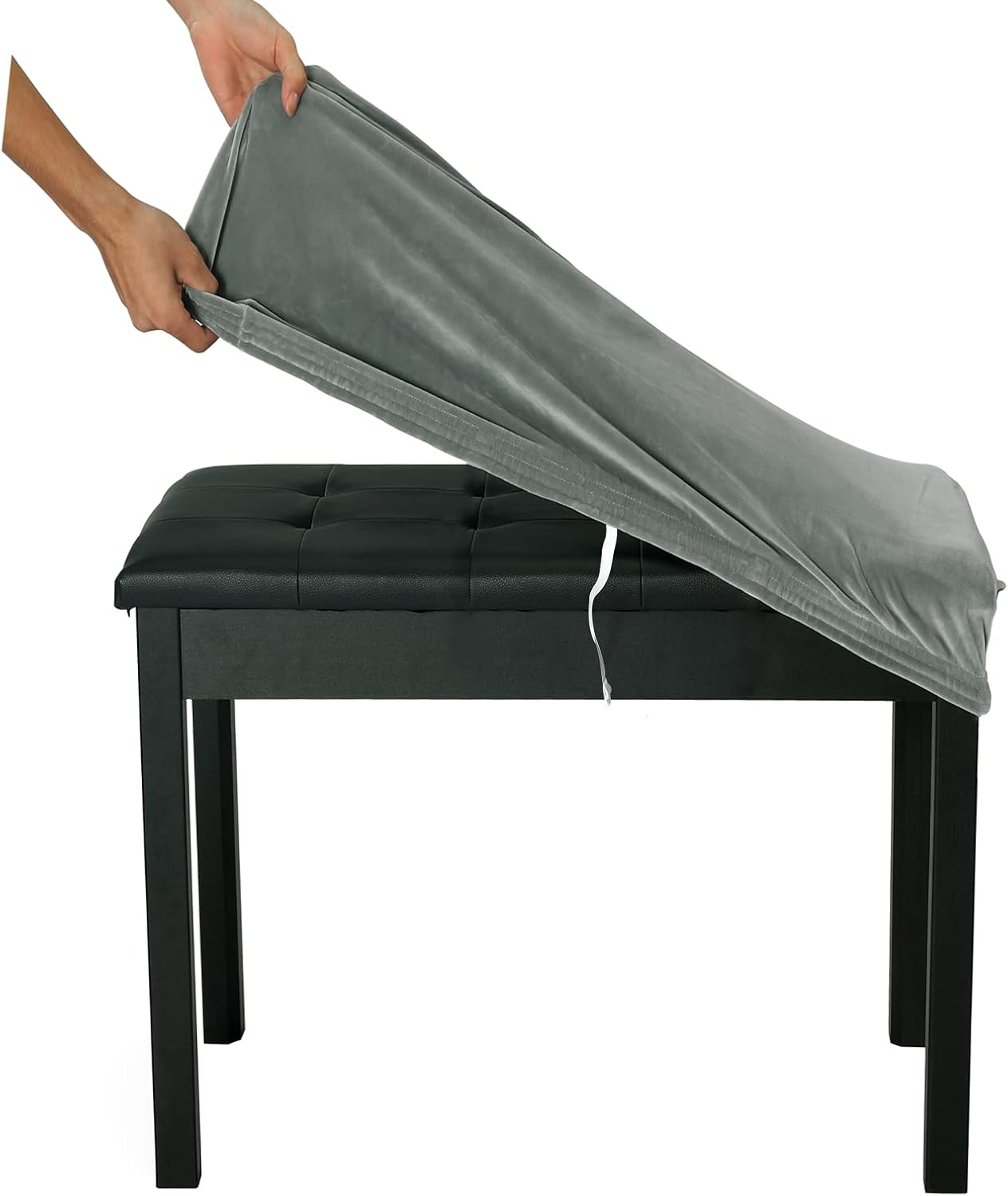 Amazon.com: SINOSSO Soft Velvet Piano Bench Cover, (20"- 26.5") L x (11 ...