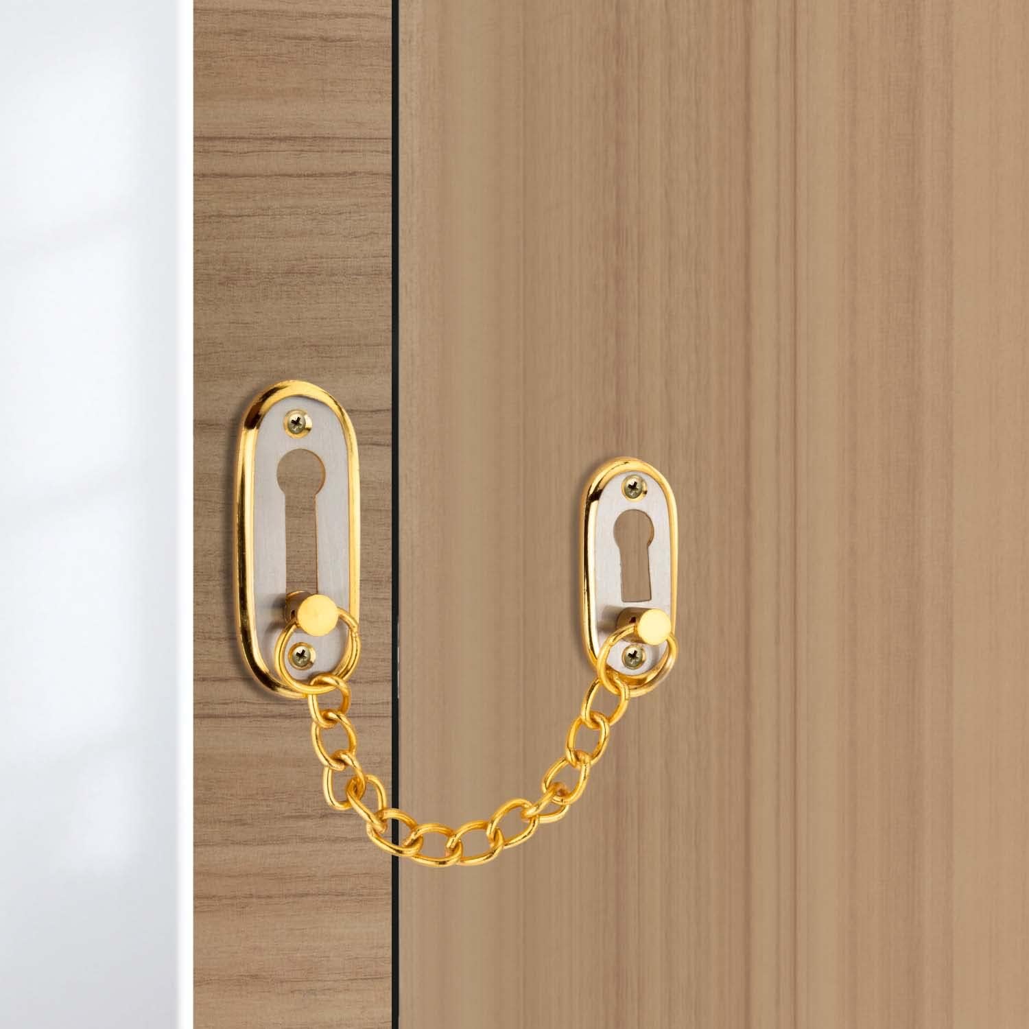 Sardar Brass Silver Gold Door Chain for Door and Home Security|Door ...
