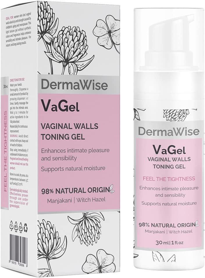 DermaWise VaGel - Vaginal Walls Toning Gel. Enhances Intimate Pleasure ...