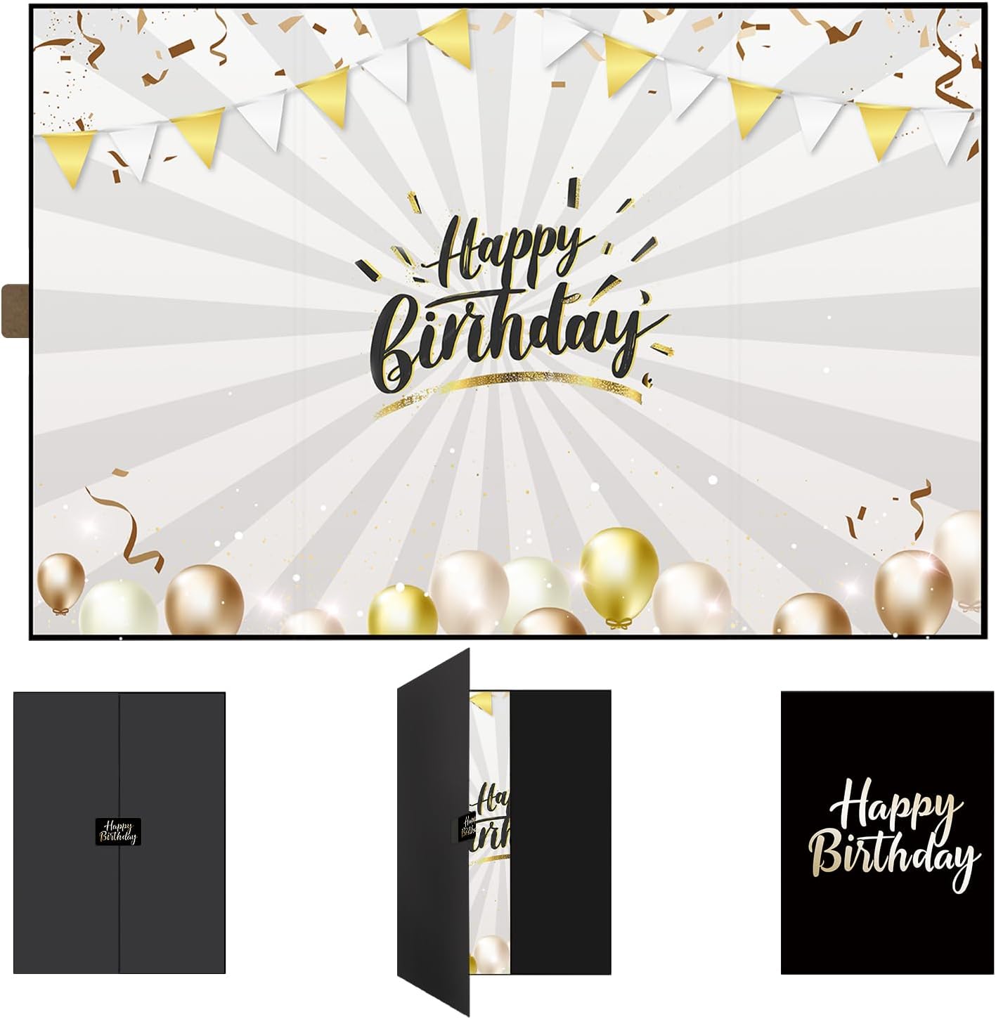 Amazon.com: Birthday Guest Book, Birthday Signature Book Board ...