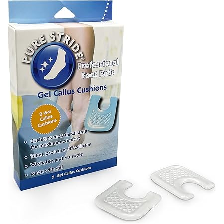 Amazon.com : Pure Stride Gel Callus Cushions, Professional Foot Pads ...