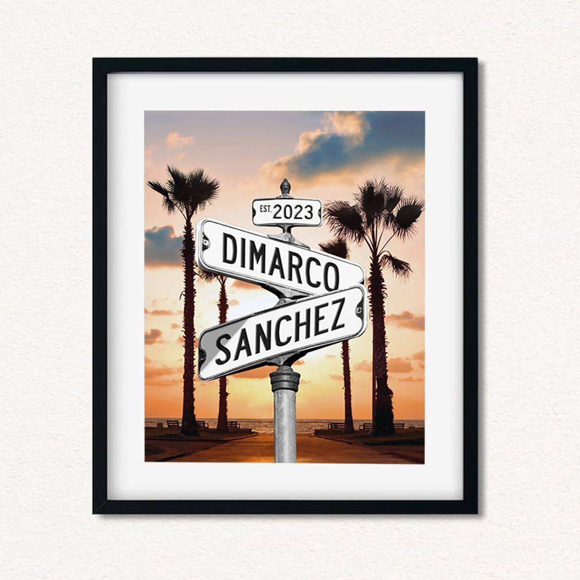 Amazon.com : Personalized Street Sign Wedding Gift, Custom Engagement ...