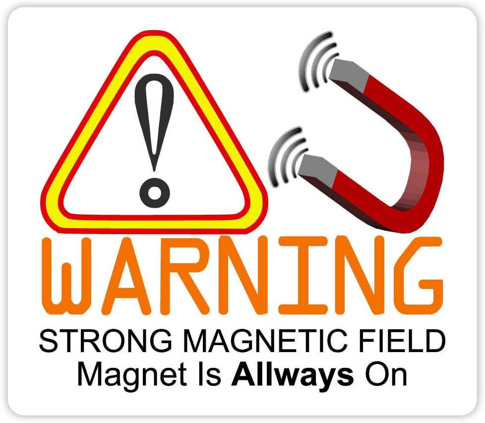 Amazon.com: SMF strong magnetic field sticker decal 5" x 4"