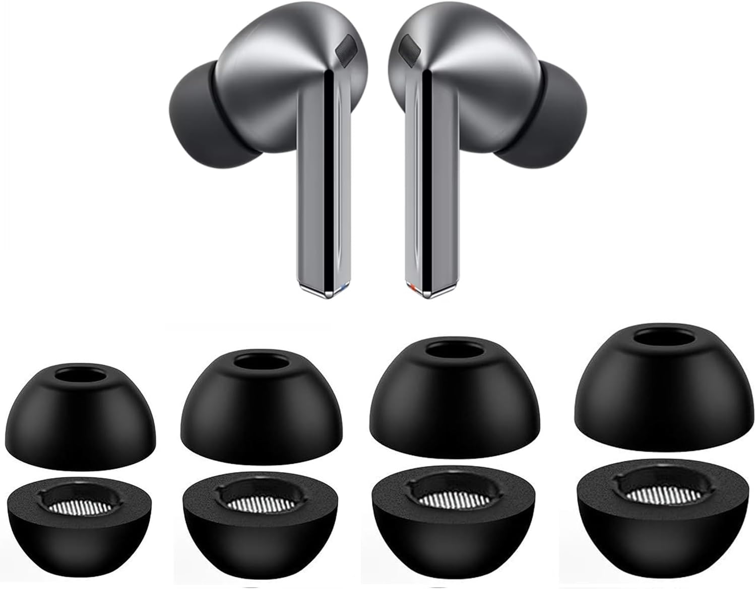 Amazon.com: Replacement Memory Foam Ear Tips for Galaxy Buds3 Pro ...