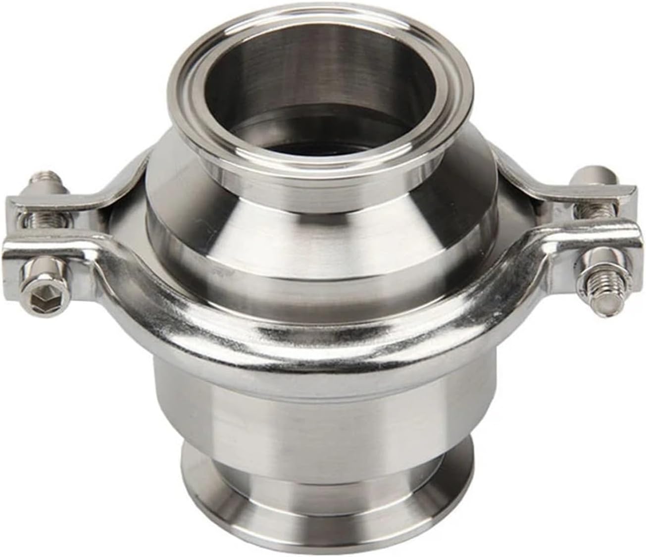 Amazon.com: XROUTPWB 4'' Tri Clamp Check Valve One Way Flow 304 ...