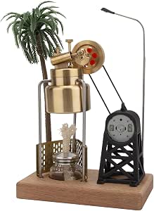 Amazon.com: Goekhyrani Mini Steam Engine Model, KACIO FD-6 Mini Three ...