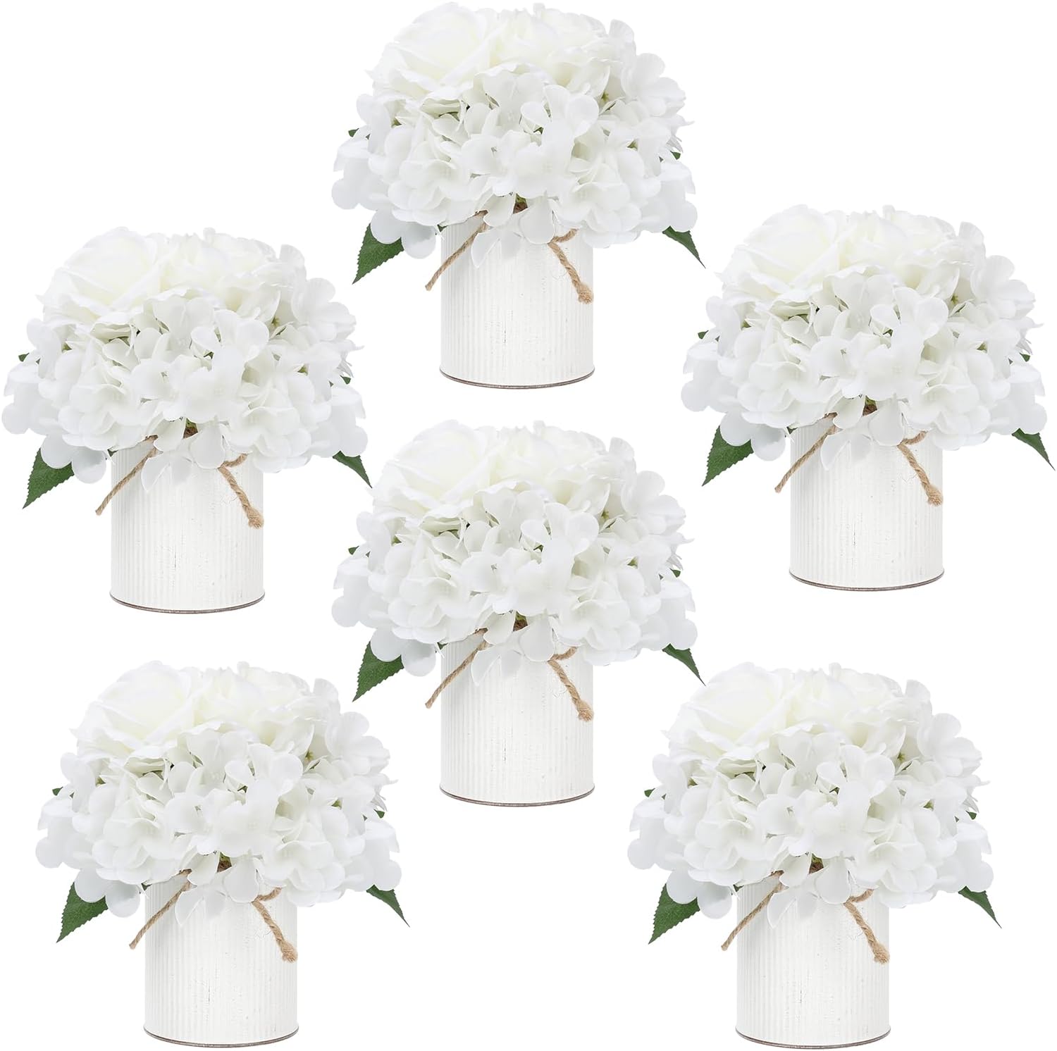 Amazon.com: DIYDOFUN Flower Table Centerpieces - Artificial Wedding ...