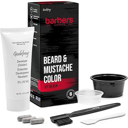 Amazon.com : Level 3 Temporary Beard Color - For Black Hair Beards ...