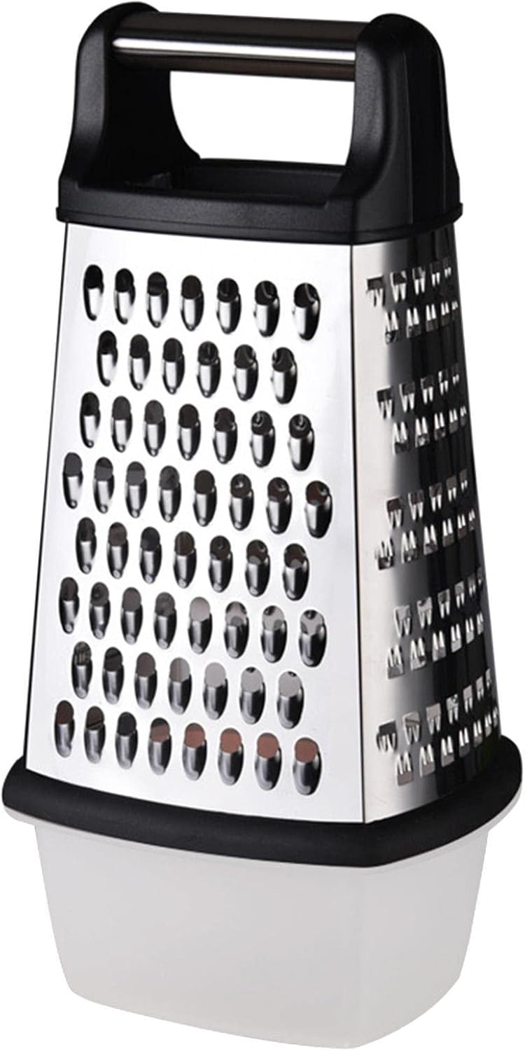 Firulab Cheese Grater Box | Cheese Grater with Handle | 4-Sided XL ...