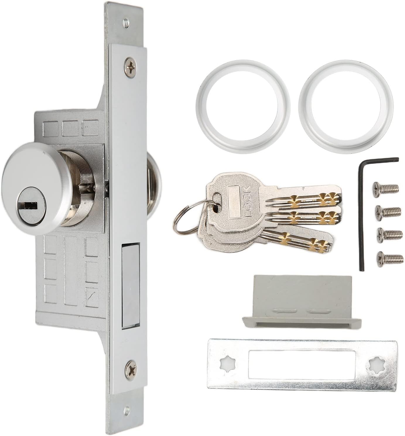 Storefront Door Mortise Lock, Glass Framed Central Door Lock Commercial ...