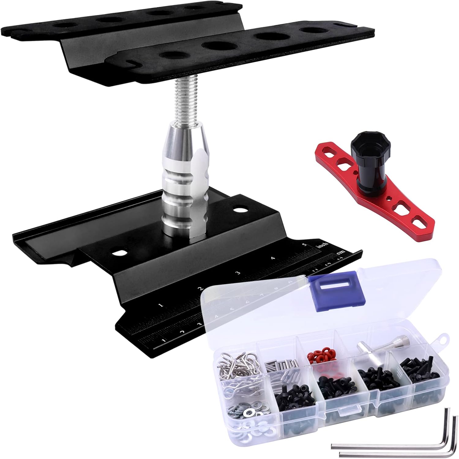 Amazon.com: Aluminum Alloy RC Car Work Stand Repair Workstation with ...
