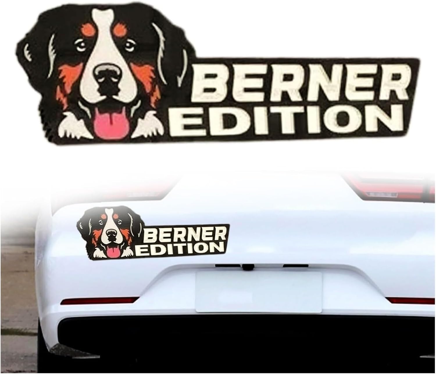 Amazon.com: Dog Car Badge Laser Cutting Car Emblem, 3D Dog Car Badge ...