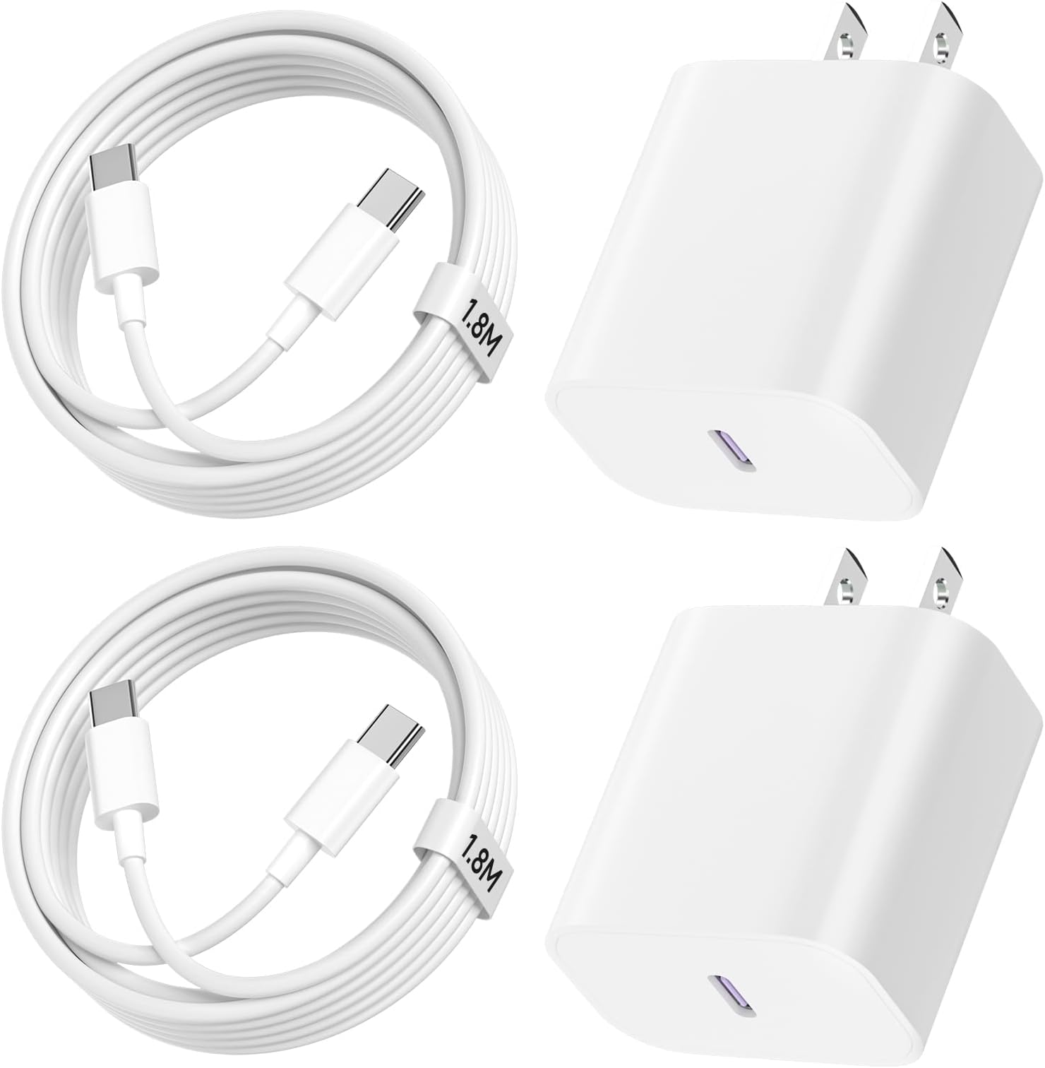 Amazon.co.jp: For iphone15-Charger-Type c 20W-PD-Rapid Charger USB-C [2-Pack/ MFi&PSE Certified ...