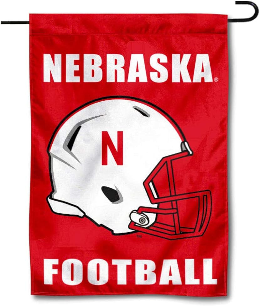 Amazon.com : Nebraska Cornhuskers Block N Flag : Patio, Lawn & Garden