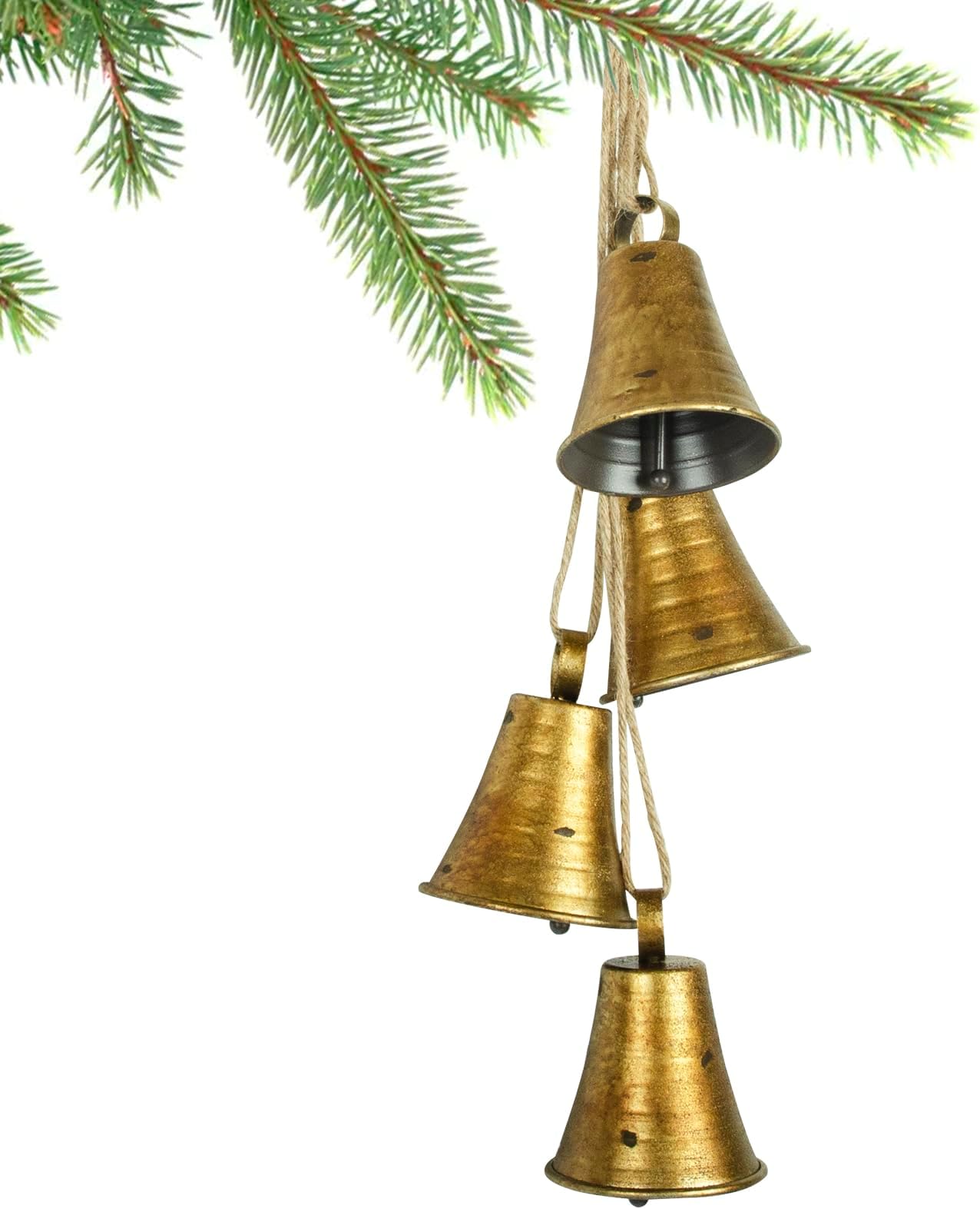 Amazon.com: Christmas Bells, Large Galvanized Bells, Christmas ...