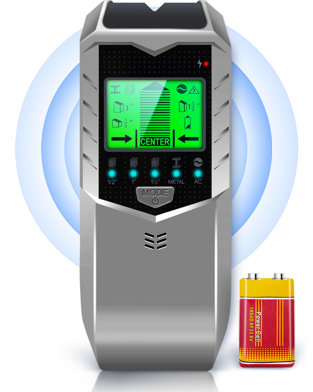Snapklik.com : Stud Finder Wall Scanner, 5 IN 1 Upgraded Accuracy LCD ...