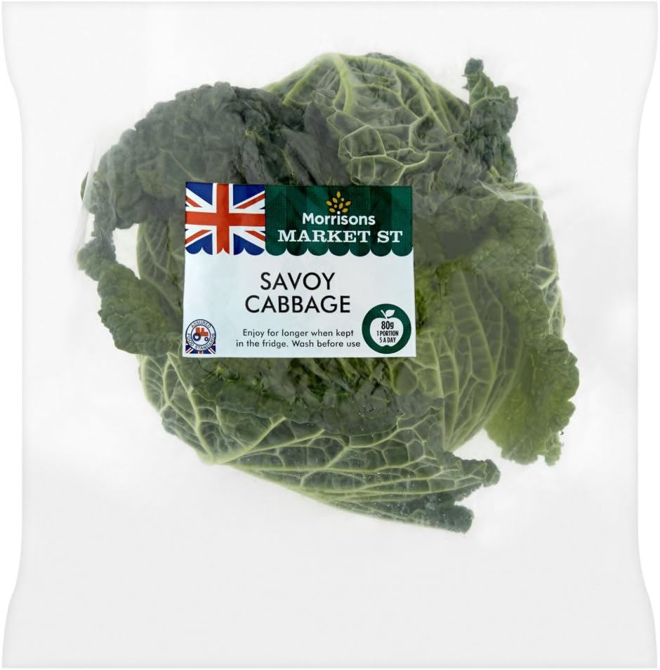 Morrisons Savoy Cabbage : Amazon.co.uk: Grocery