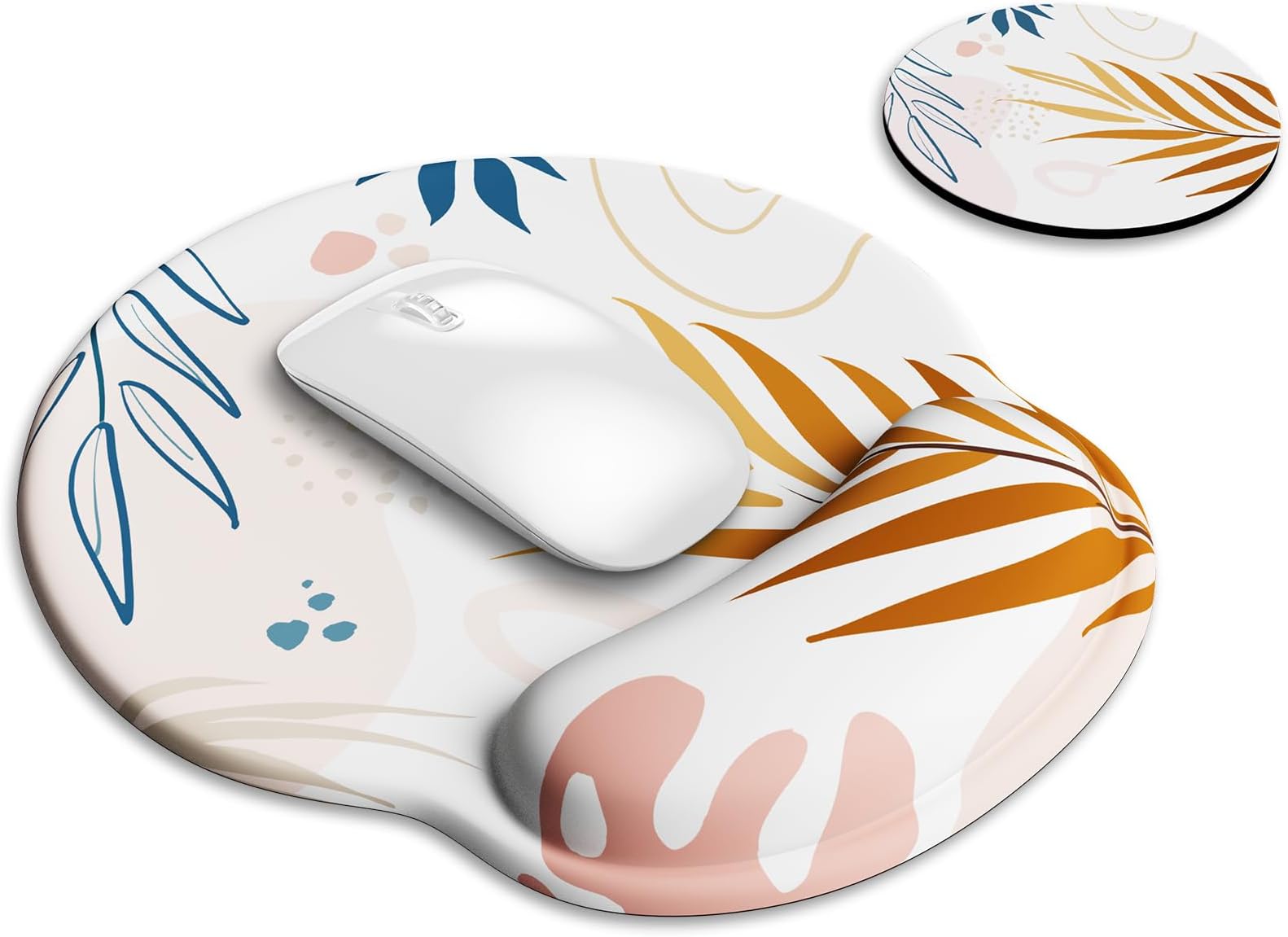 Amazon.com: Cloud Mouse Pad with Wrist Rest Support, Ergonomic Gaming ...