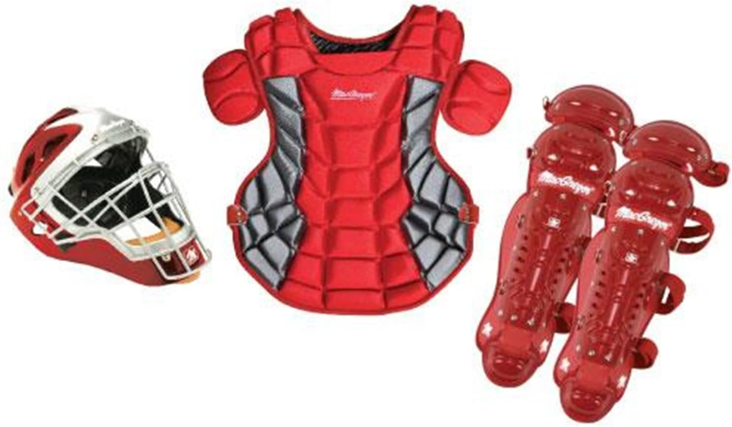 Amazon.com : BSN Sports Women's Catcher Gear Pack, Scarlet : Baseball ...