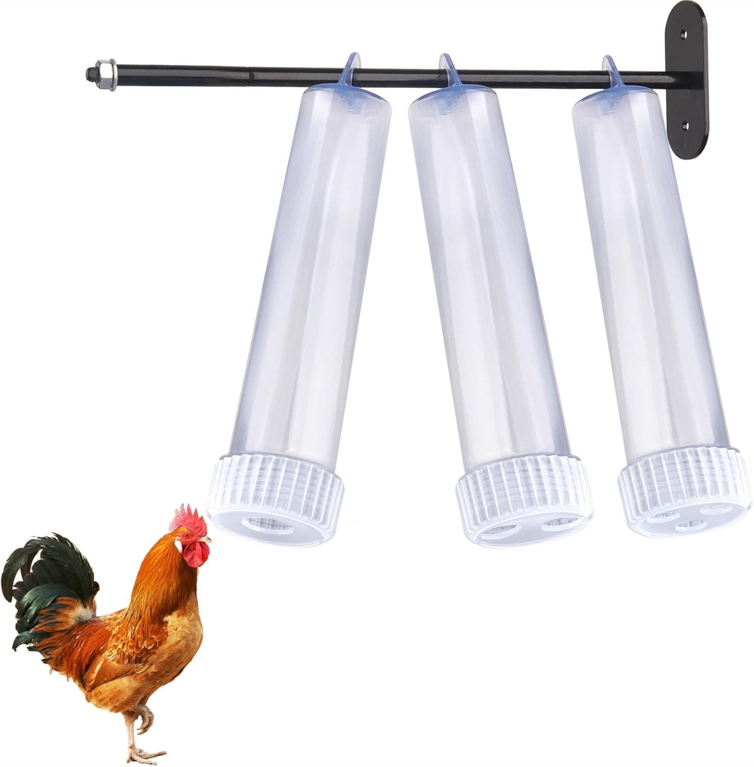 Amazon.com : Ensayeer Upgraded Chicken Treat Dispenser, Indoor/Outdoor ...