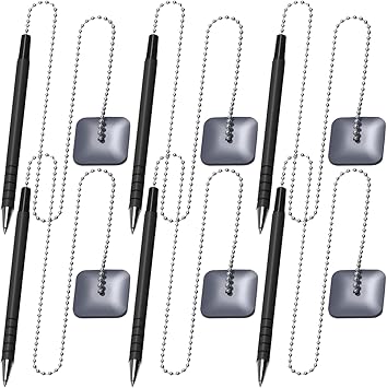 Amazon.com: 1InTheOffice Pen with Chain 7mm, Security Pen Chain, Desk ...