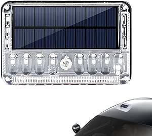 Warning Lights,Solar Anti Theft Car Warning Light | Wireless Flashing ...