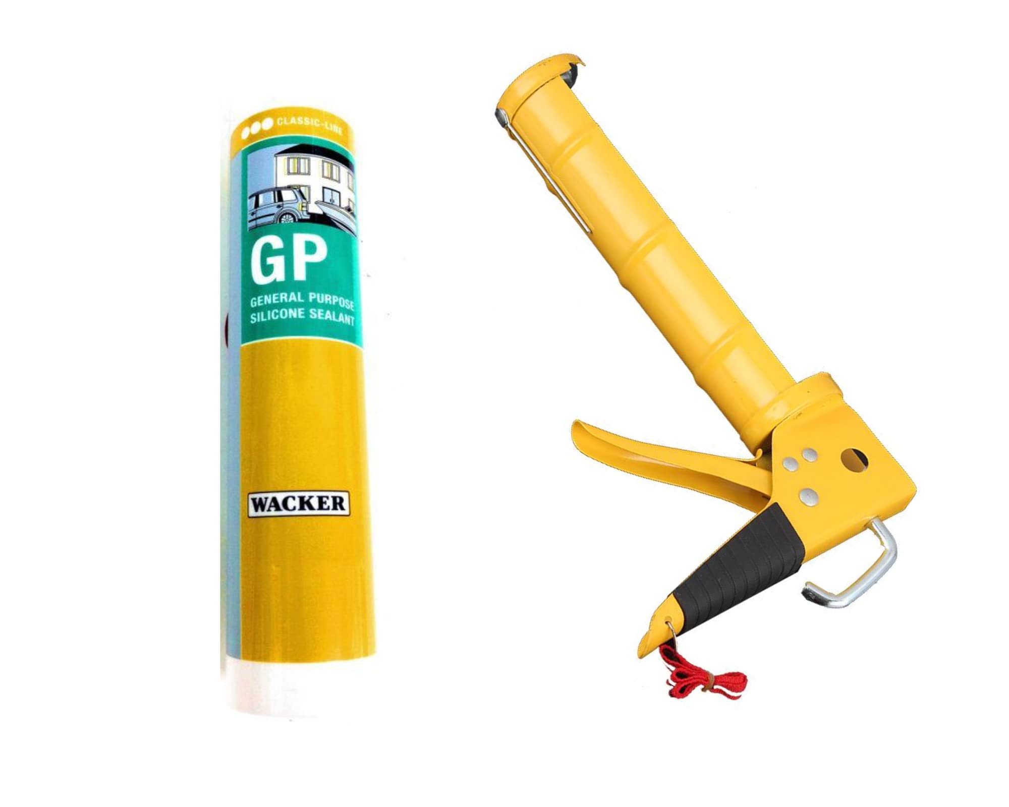 Wacker - Professional Silicone Sealant Gun Applicator With Wacker GP ...