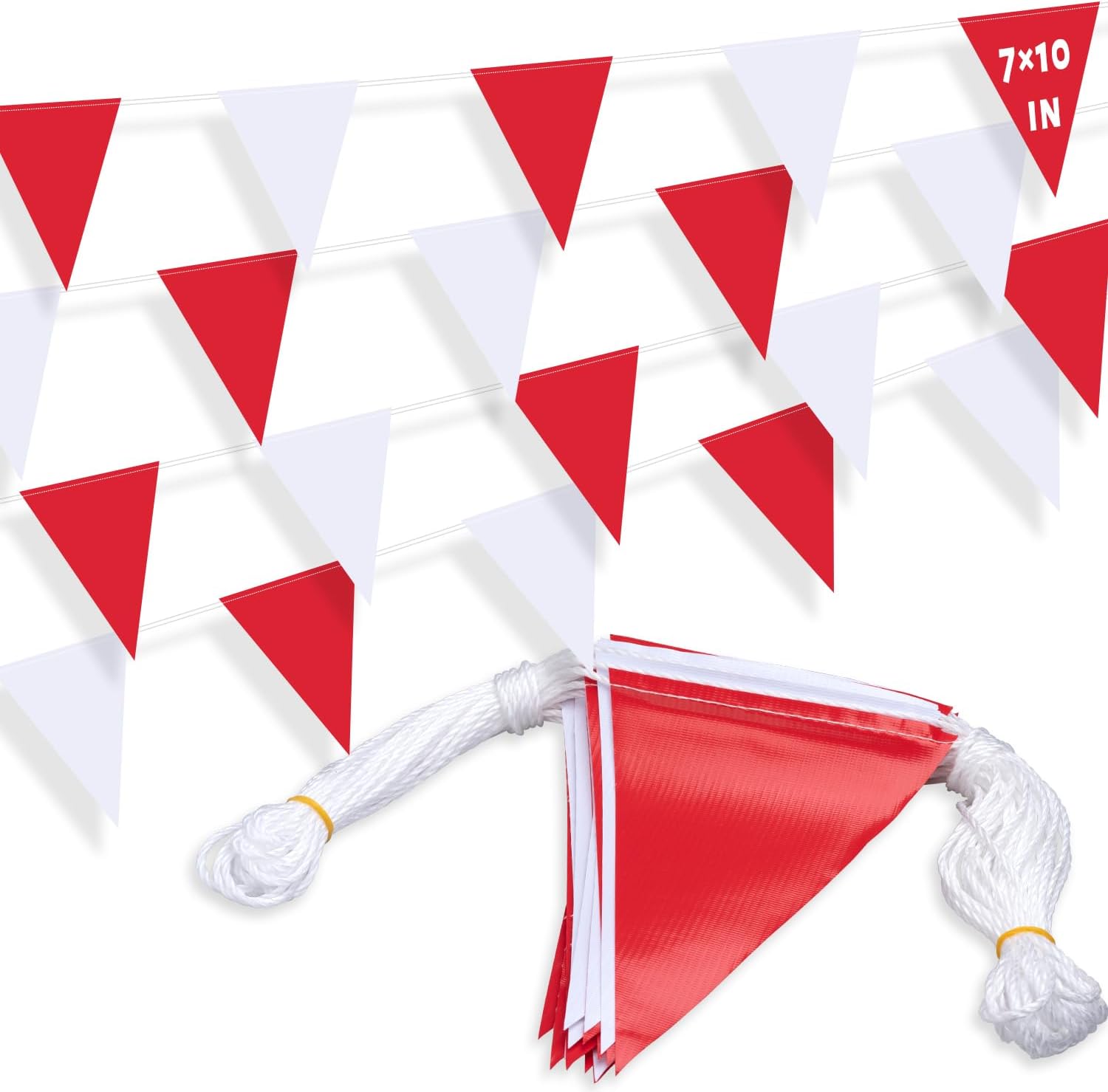 Amazon.com: Pennant Banner Flags - Safety Marking & Hazardous Area ...