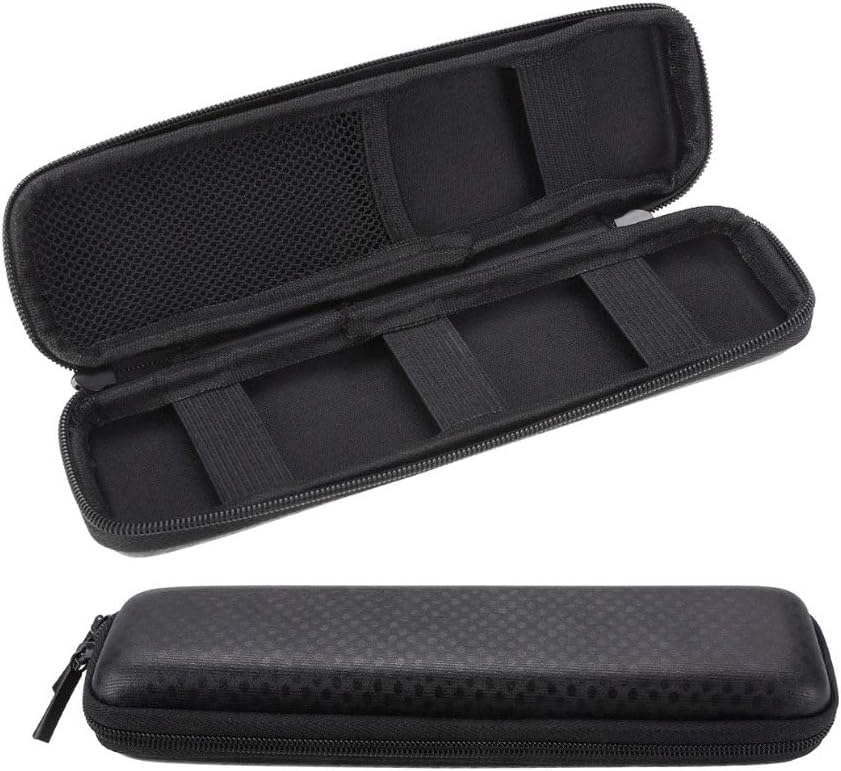 JZK 2X Black EVA Hard Shell Pen Pencil Case Holder Pencil Bag for Apple ...