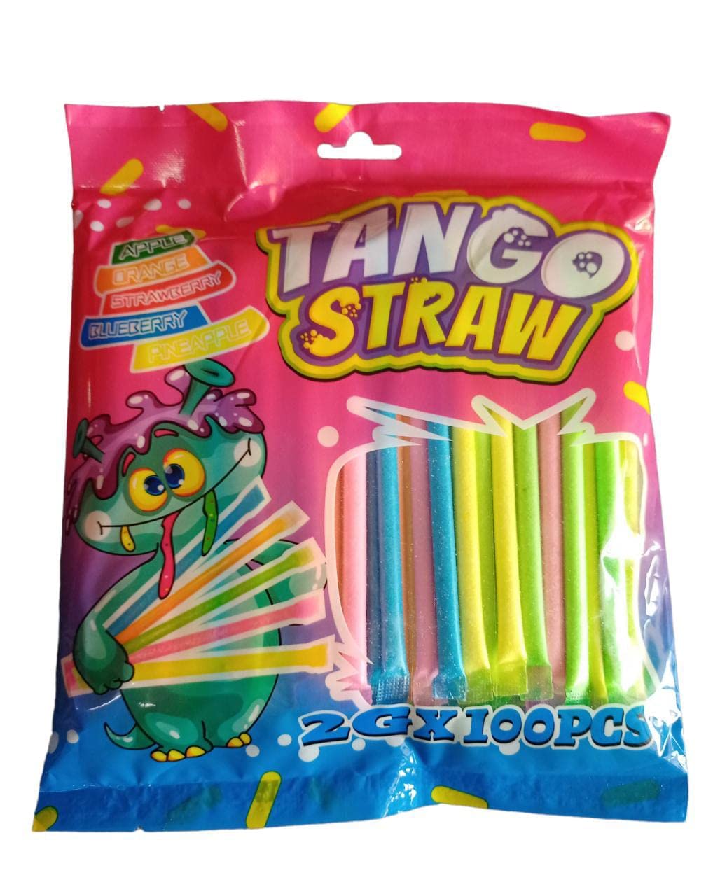 Happy Basket By Simran Apple Tango Straw Powder Candy | 100Pcs | 150G ...