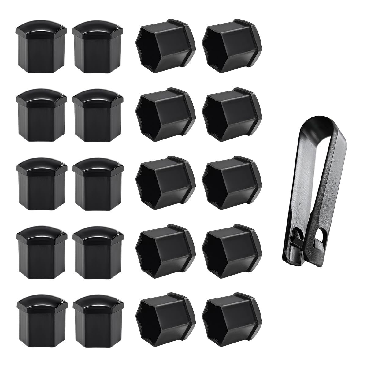 Amazon.com: Yourkar 20 PCS Wheel Nut Covers Bolt Caps, 19mm Anti-Theft ...
