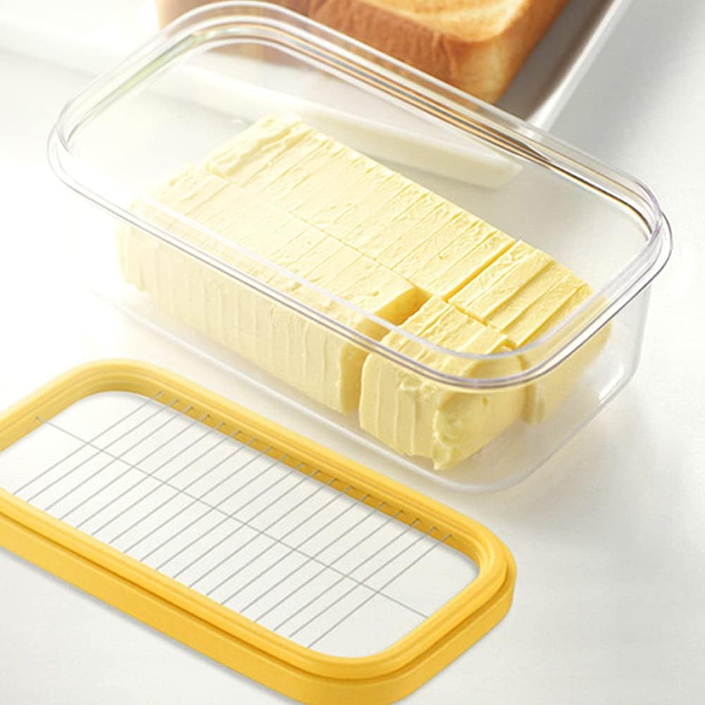 Amazon.com | Butter Keeper with Lid Cutter Slicer, Butter Dish Sealing ...