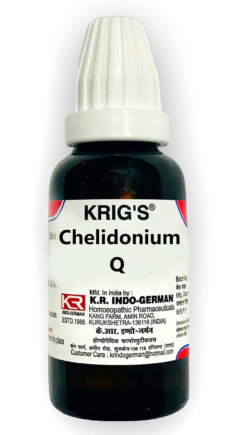Buy KRIG'S Chelidonium Majus Q 100 ml - 30mL Set Of 1 | Homeopathic ...