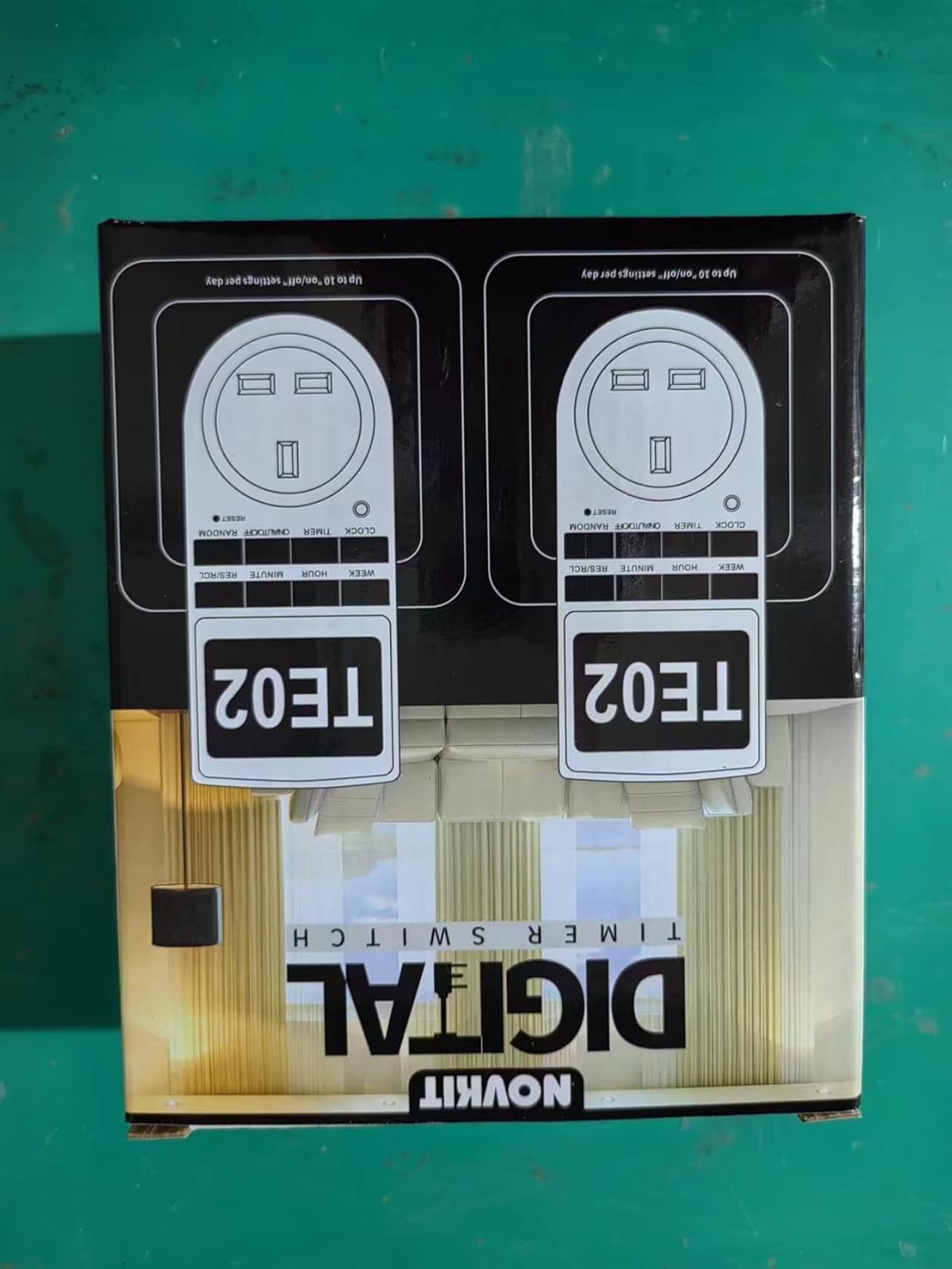 2 x NOVKIT Digital Security Timer Plug Socket Philippines | Ubuy