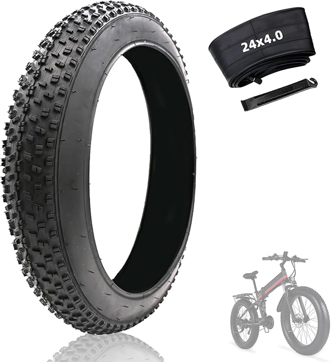 Amazon.com : 24x4.0 Inch Fat Tires for Ebike:Heavy Duty Puncture Proof ...