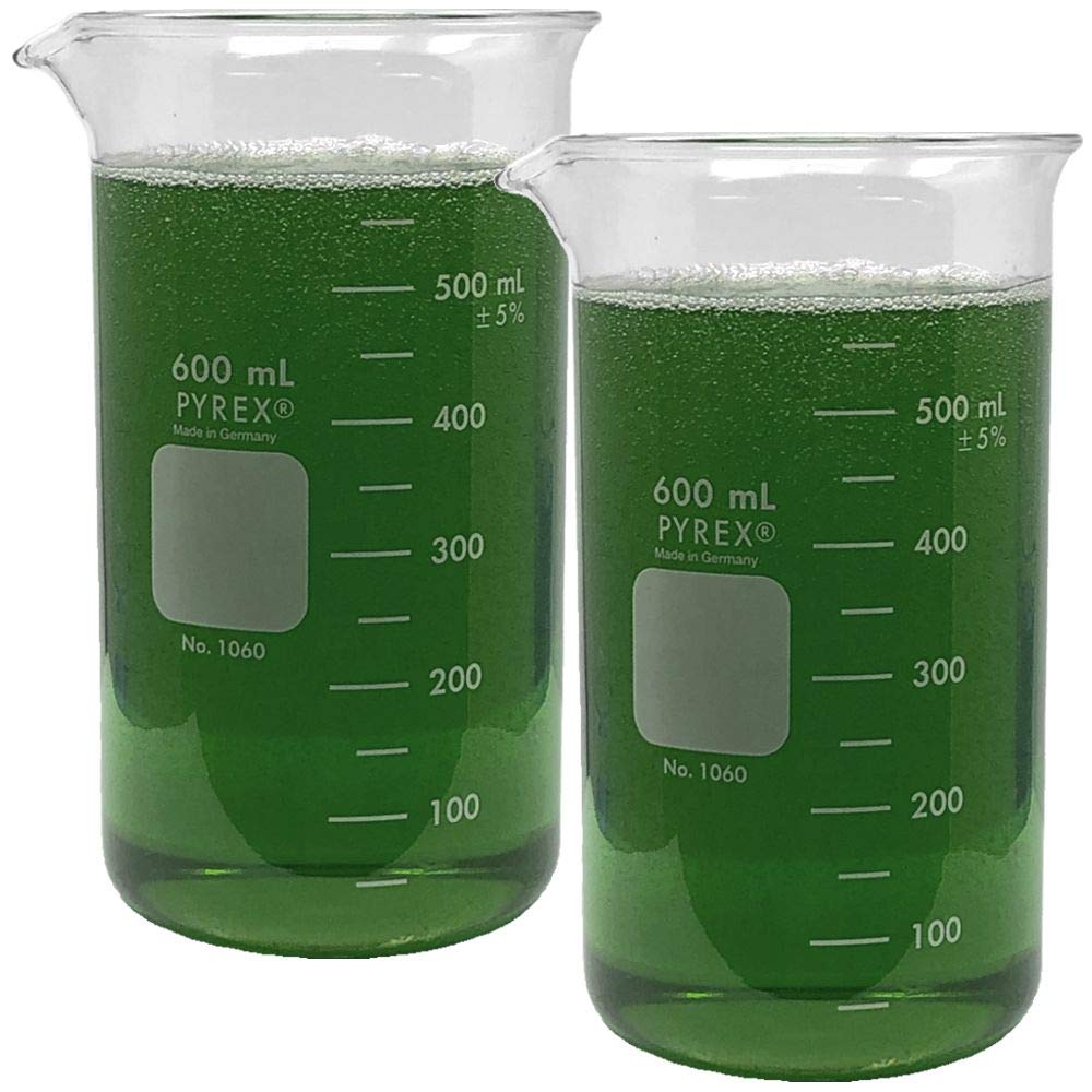 PYREX 1060-600, 600ml Tall Form Berzelius Beaker, Single Scale ...