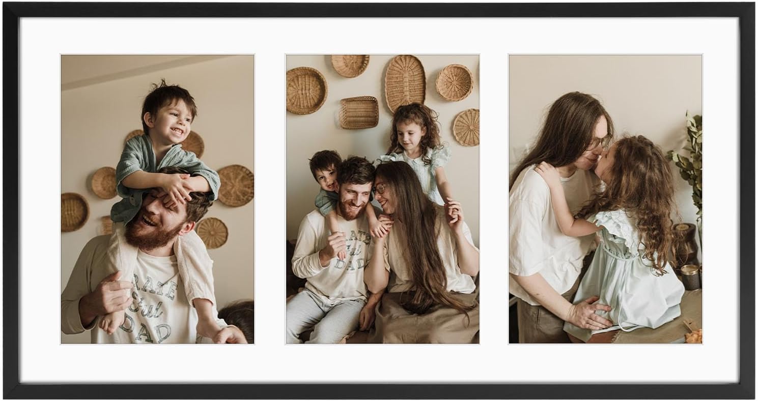 Amazon.com - Golden State Art, 4x6 Aluminum Collage Frame, Displays 6x4 ...