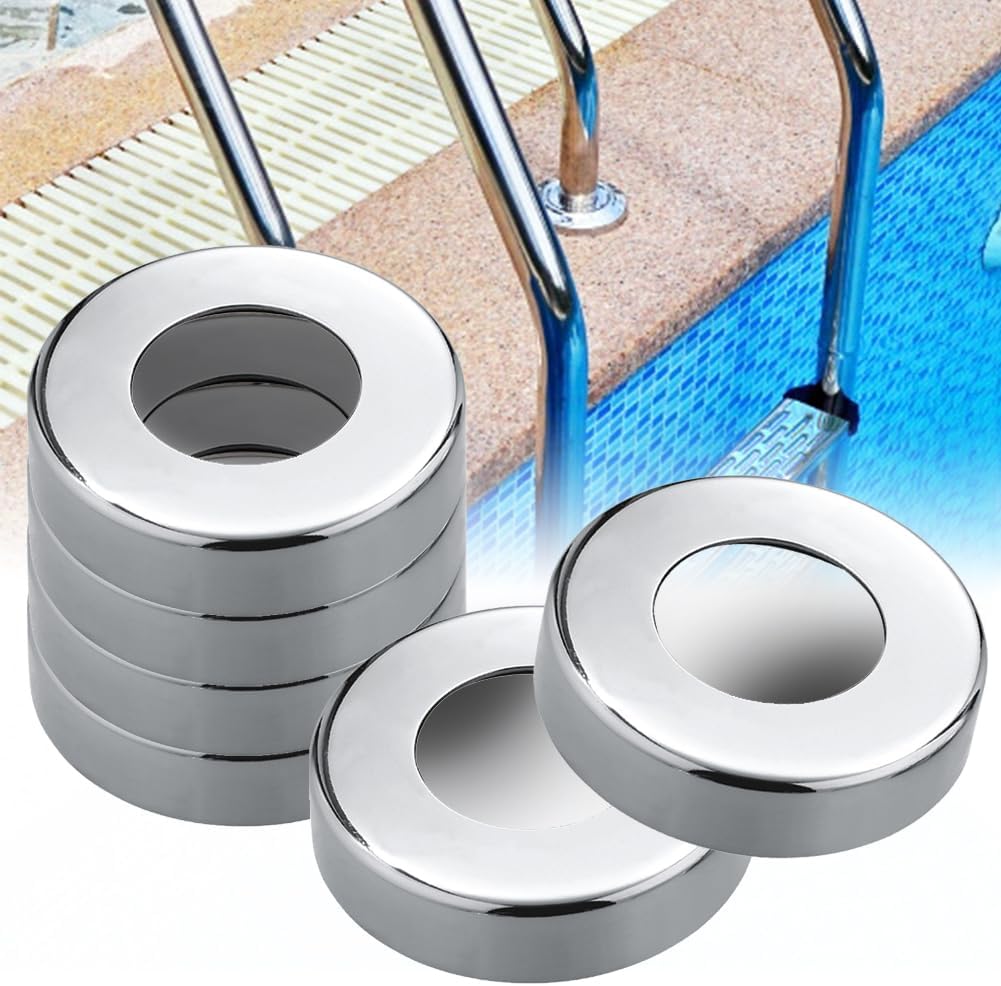 Amazon.com: Uenede 6PCS 304 Stainless Steel Pool Ladder Escutcheon ...