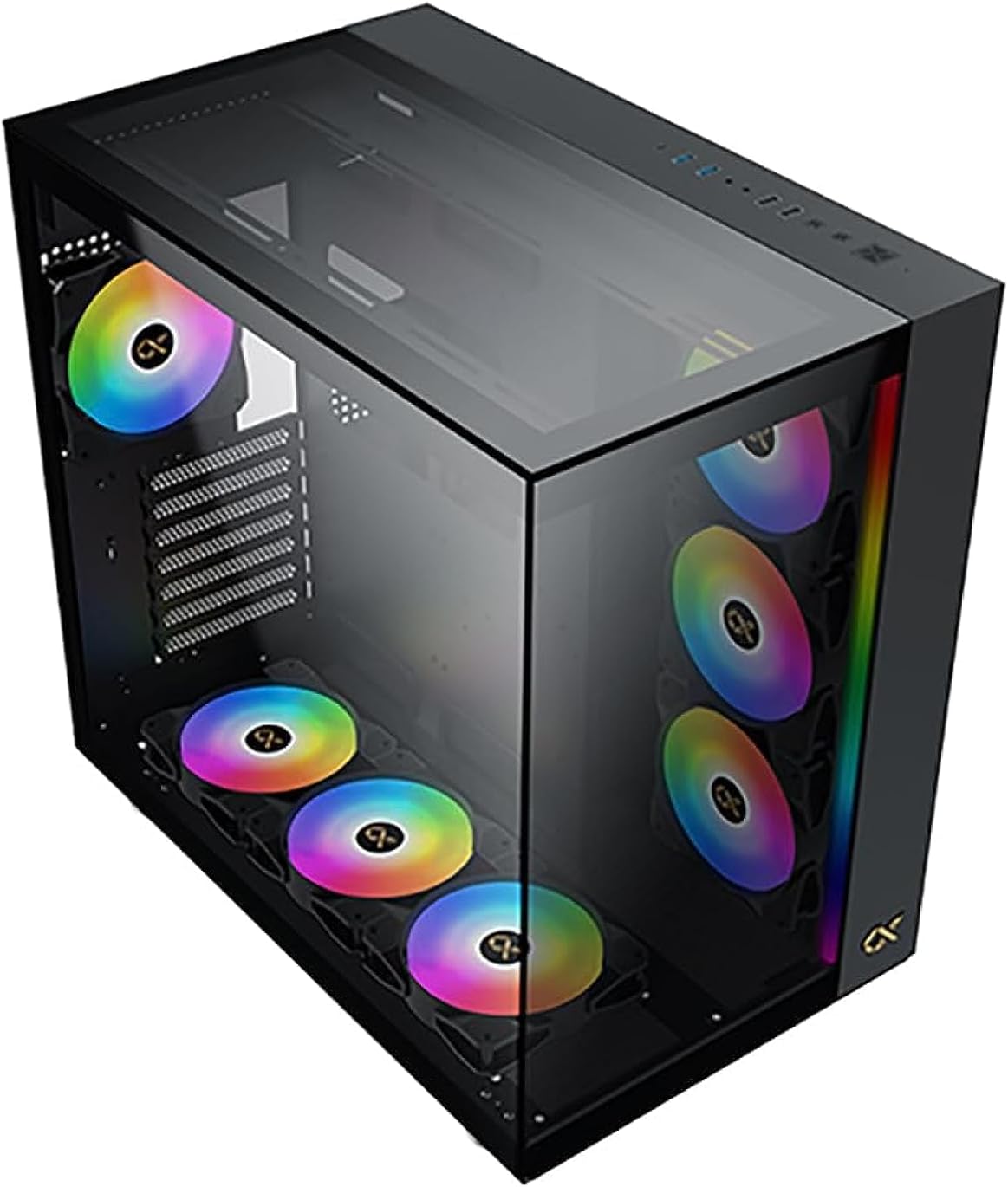 Xigmatek AQUA Ultra Black E-ATX Mid-Tower Case (EN40672) : Buy Online ...