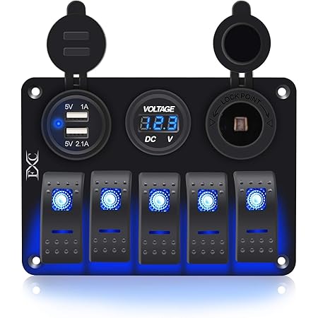 Amazon.com: Seaponer Pontoon Boat Light, Marine Led Light Strip for ...