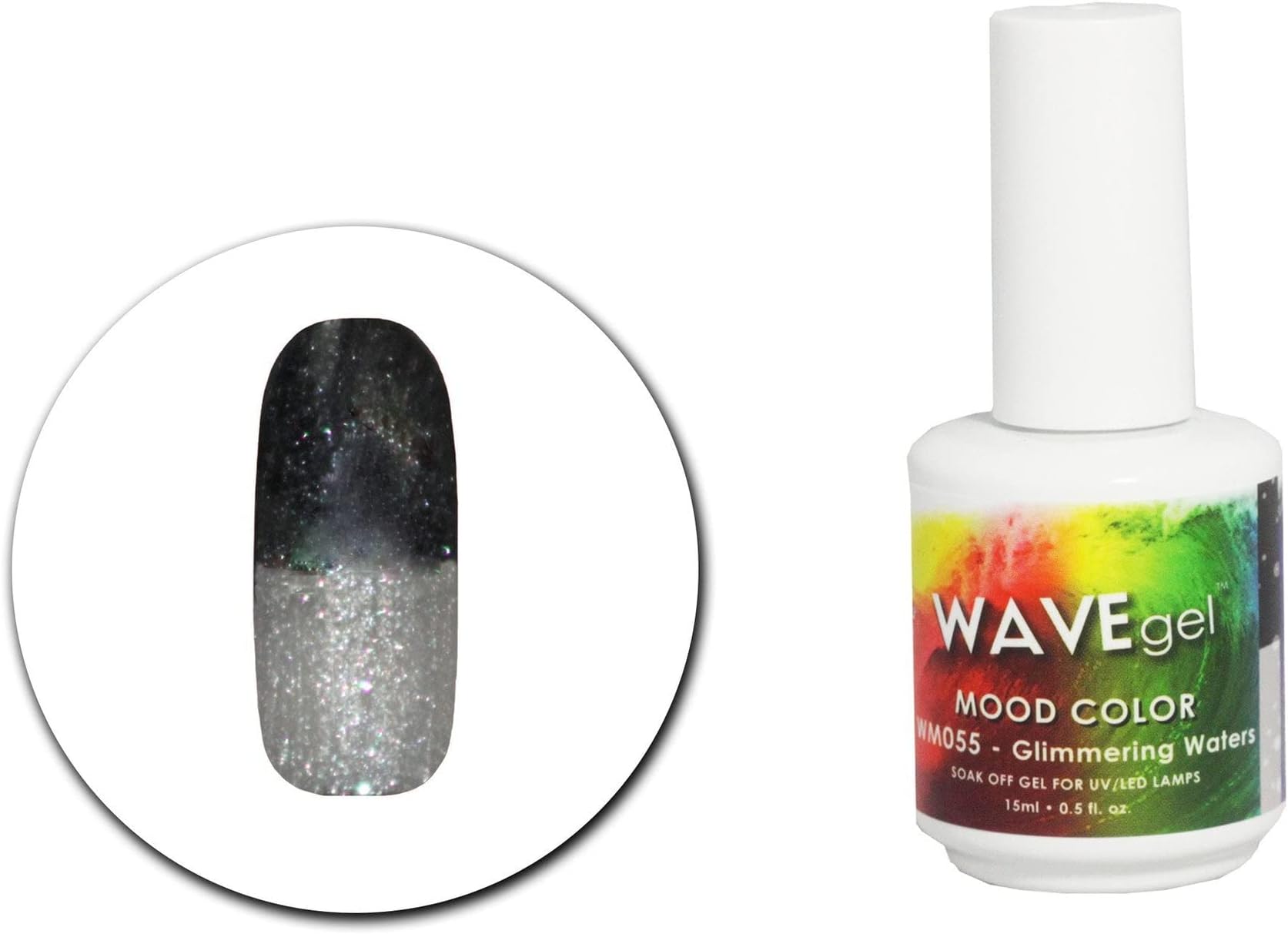 Amazon.com : WAVEGEL Color Changing Nail Gel Polish - Mood Collection ...