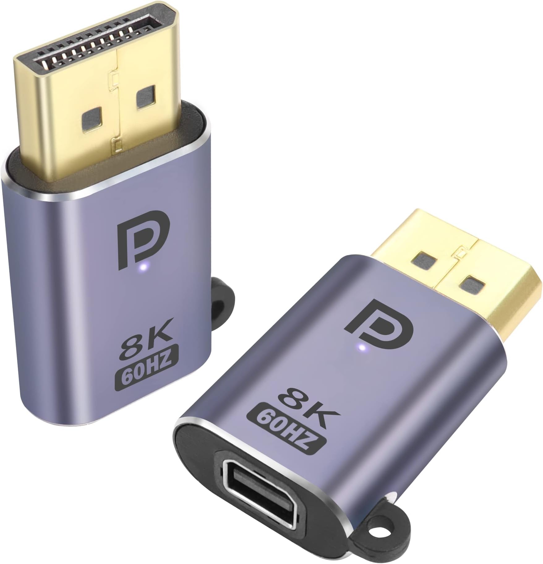 Amazon.com: QIANRENON DP to Mini DP Adapter 8K@60Hz DP 1.4 Male to Mini ...
