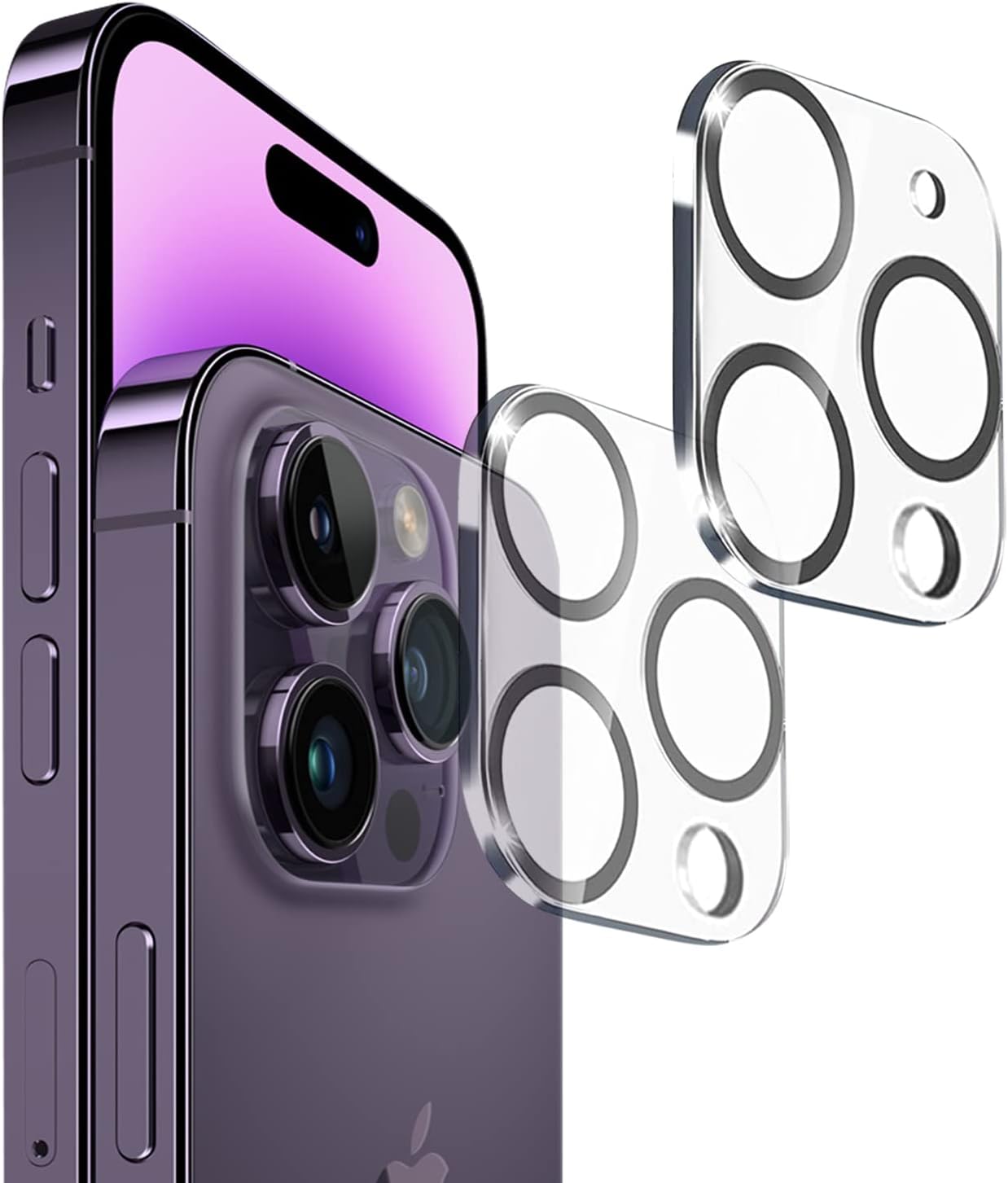 BEVY Iphone 14 Pro Compatible Camera Lens Protector & Iphone 14 Pro Max ...