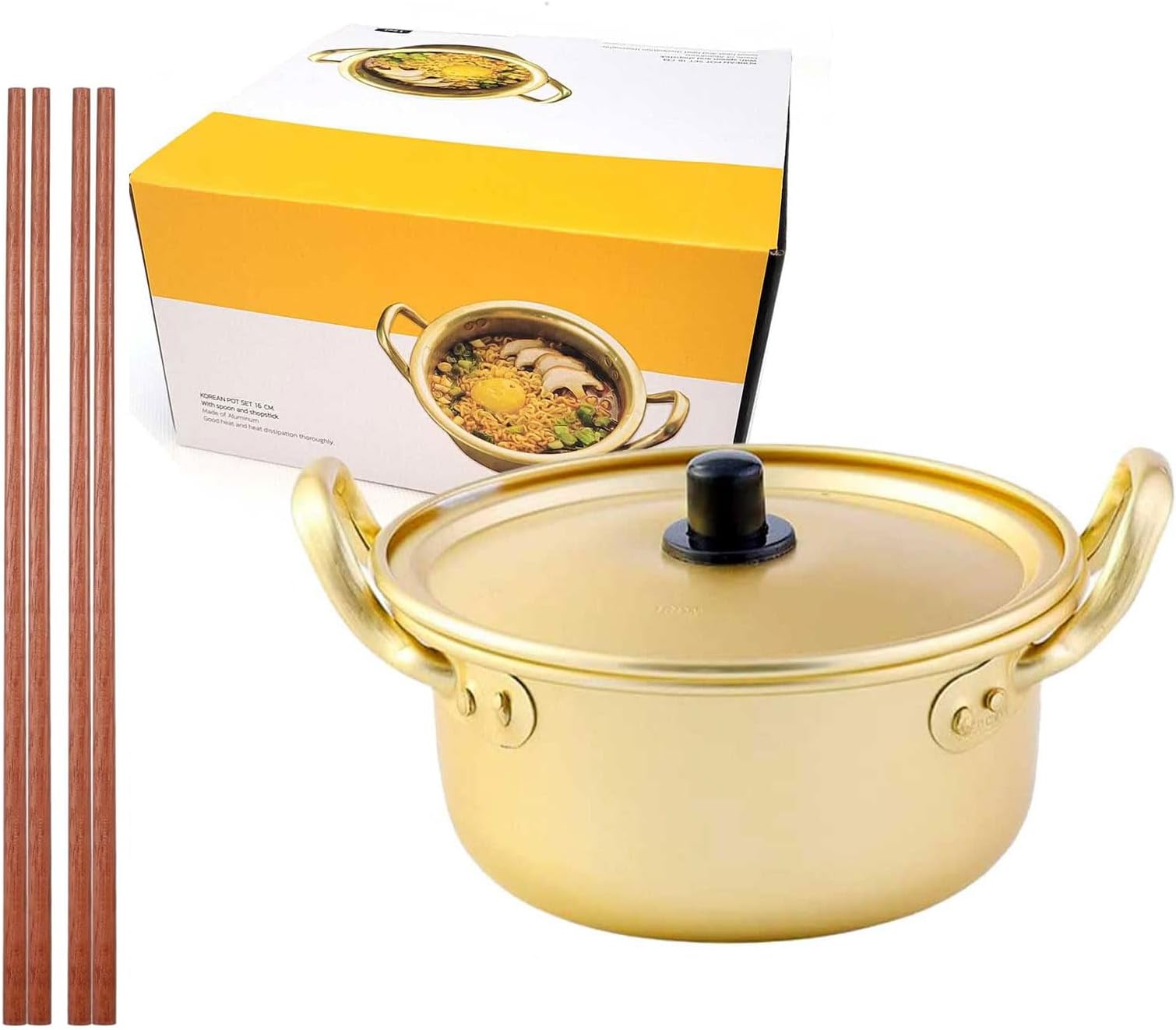 Amazon.com: Ramen pot, fast Korean noodle cooker, 3 minute boiler for ...